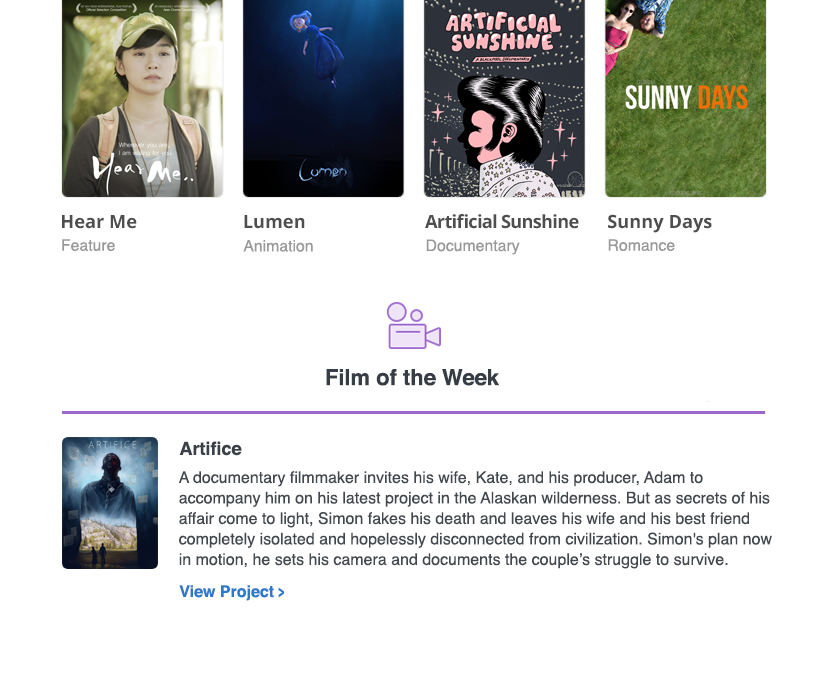 Promote Your Project - FilmFreeway